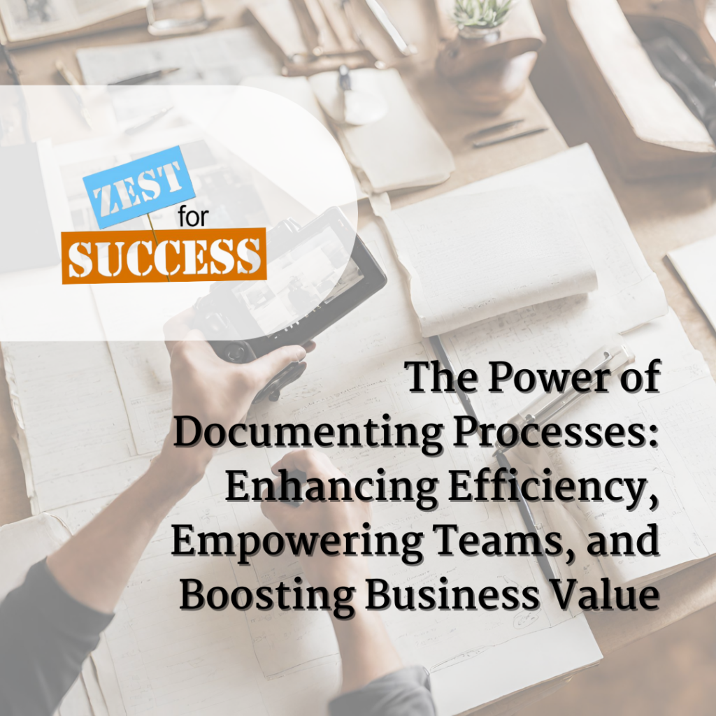 The Power of Documenting Processes: Enhancing Efficiency, Empowering Teams, and Boosting ...
